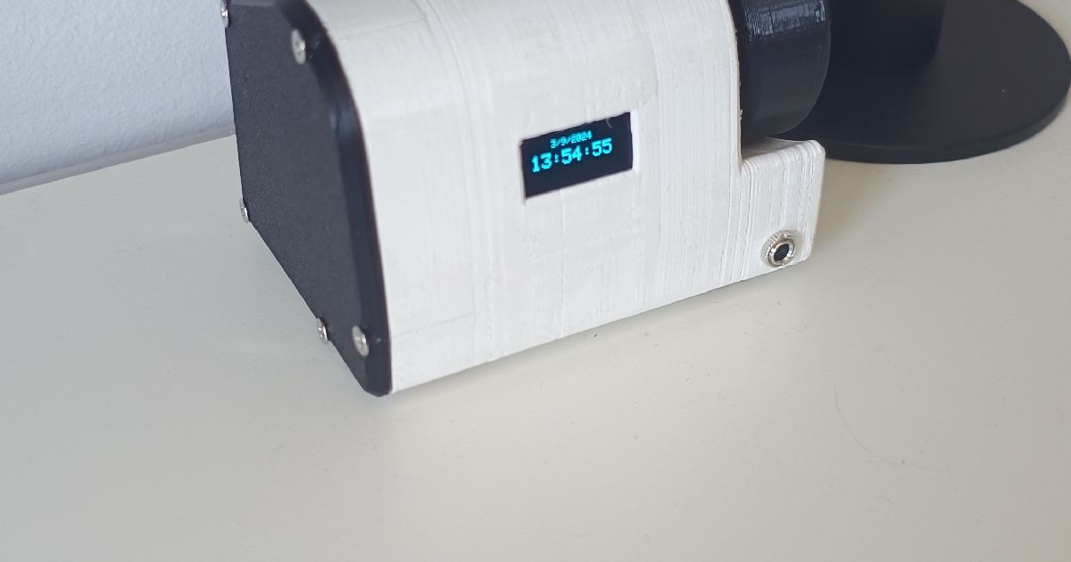 Esp32 Smart Clock By Stefan Istratie Download Free Stl Model