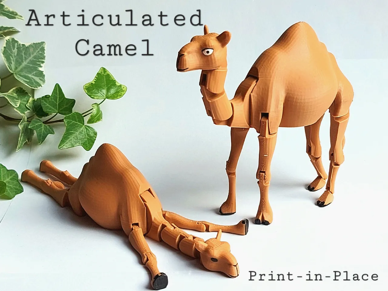Articulated Camel (Print-in-Place) by kida | Download free STL model ...