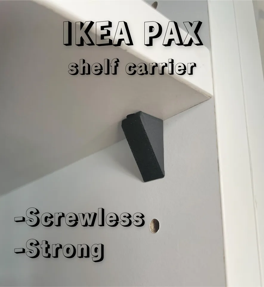 IKEA PAX shelf pin/bracket/carrier/holder/support by Algot Fransson ...