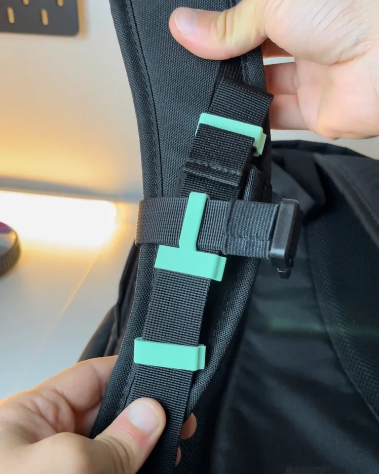Backpack Strap Clips by thisis3dprinted | Download free STL model ...