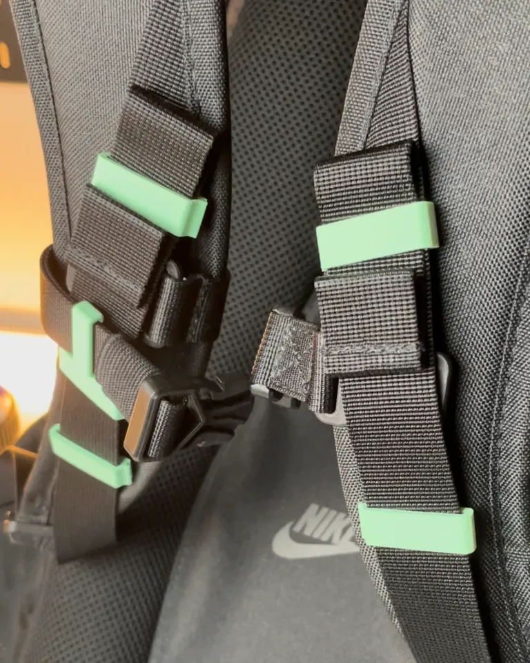 Backpack Strap Clips by thisis3dprinted | Download free STL model ...