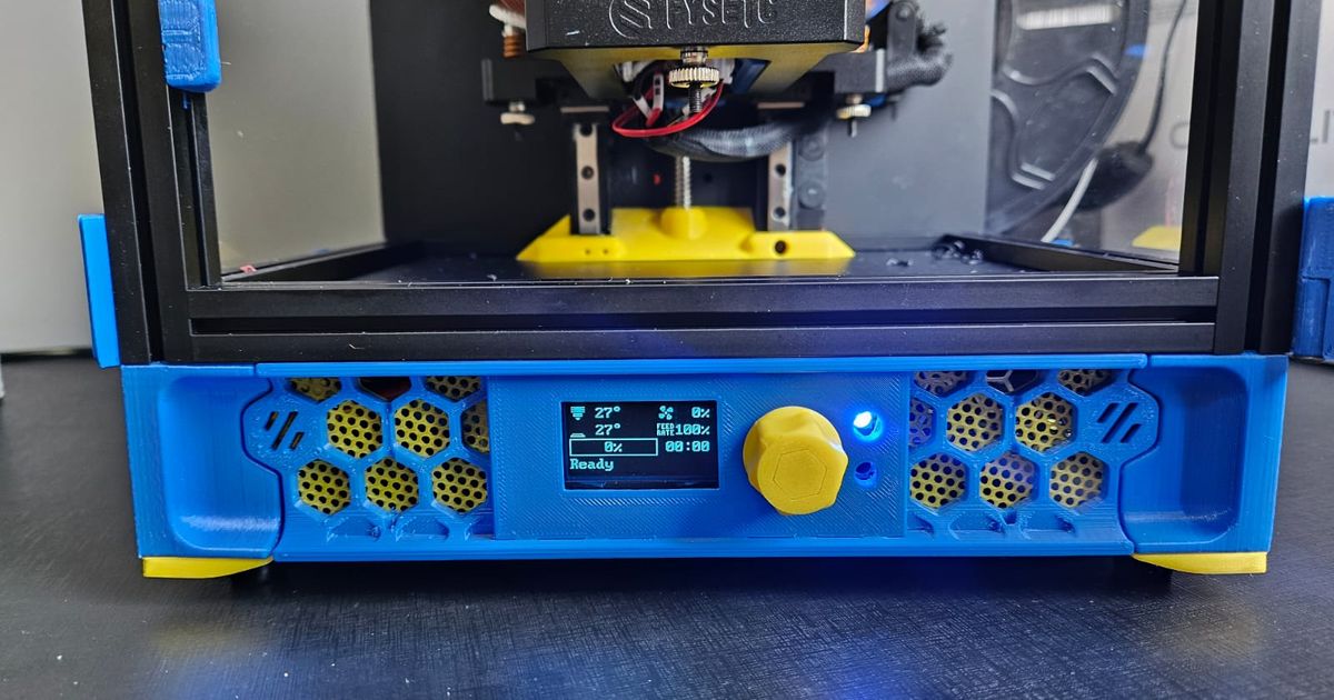 Voron 0.2 R1 V1.1 Integrated Display and Mesh Skirt por Breno Mayder ...