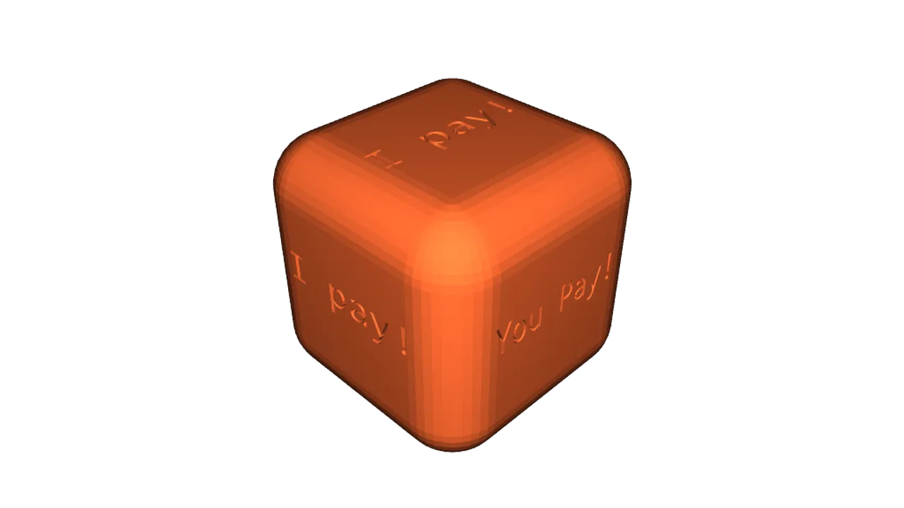 You Pay, Me Pay Cube by Oxize | Download free STL model | Printables.com