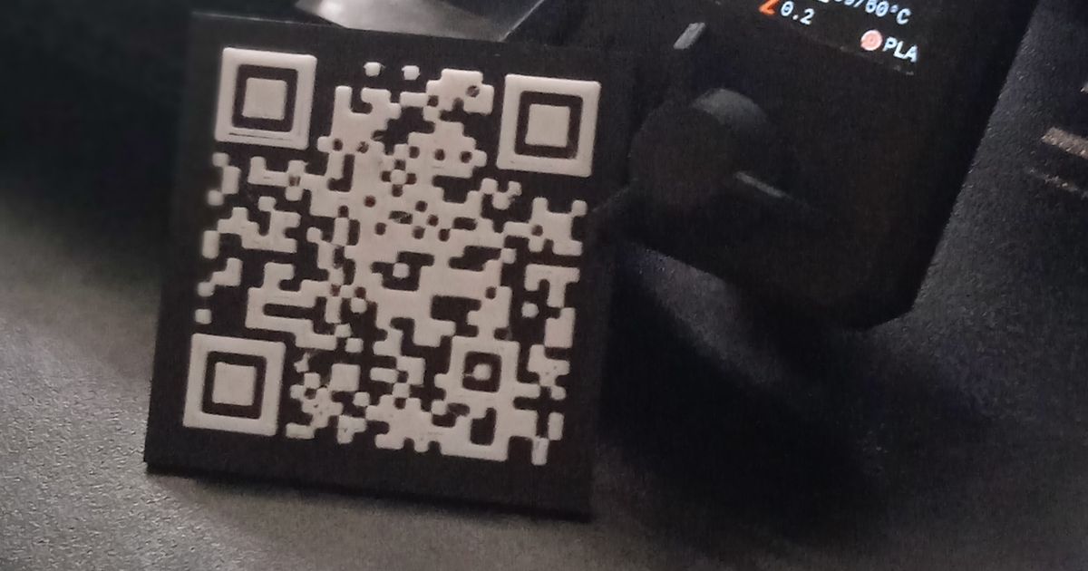 QR code for prusa3d.com by Zetorak7745 | Download free STL model | Printables.com