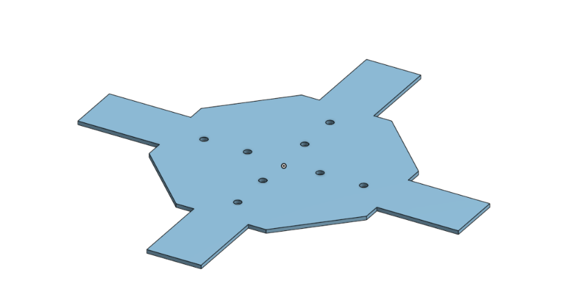 drone leg and plate by Savager777 | Download free STL model ...
