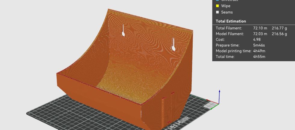 Wall Mount Sandpaper Disk Holder w/Dividers by TheOneTruePatrick ...