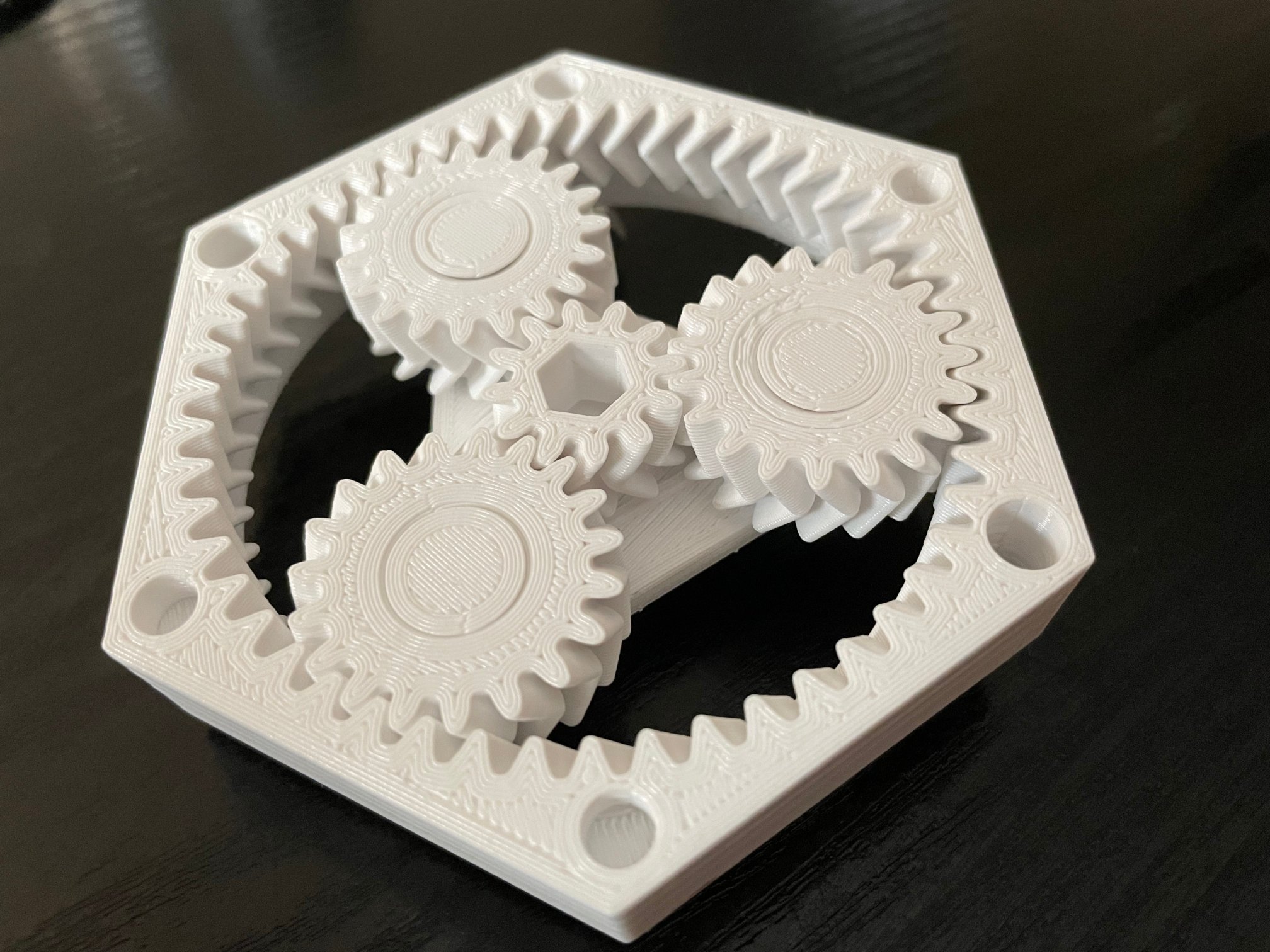 Print In Place Stackable Planetary Gear Set 1:5.25 by next generation ...
