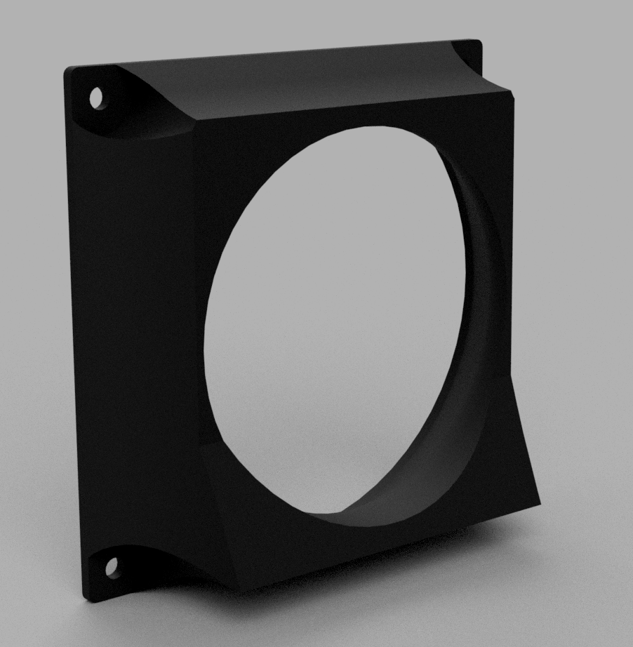 Victron EasySolar 120mm Fan mount / bracket by flippo | Download free ...