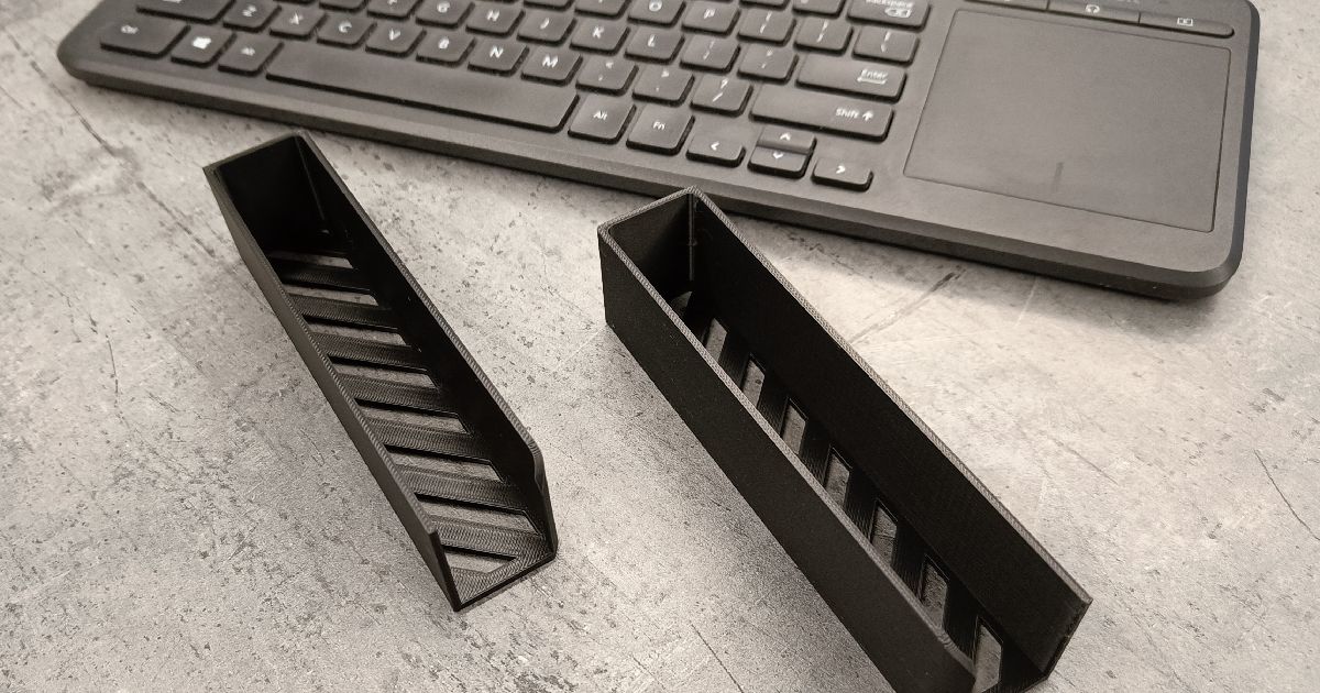 Microsoft keyboard hanger by Daniel Alberski | Download free STL model ...
