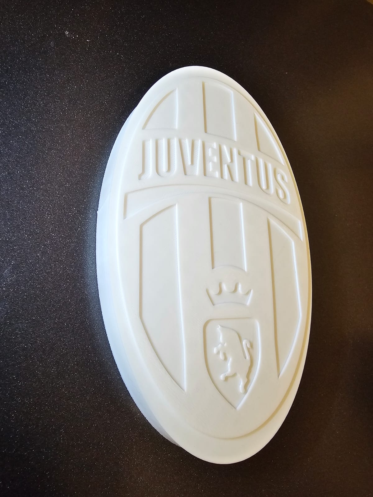 Juventus 3D Wall Logo by Levi Kovács | Download free STL model ...