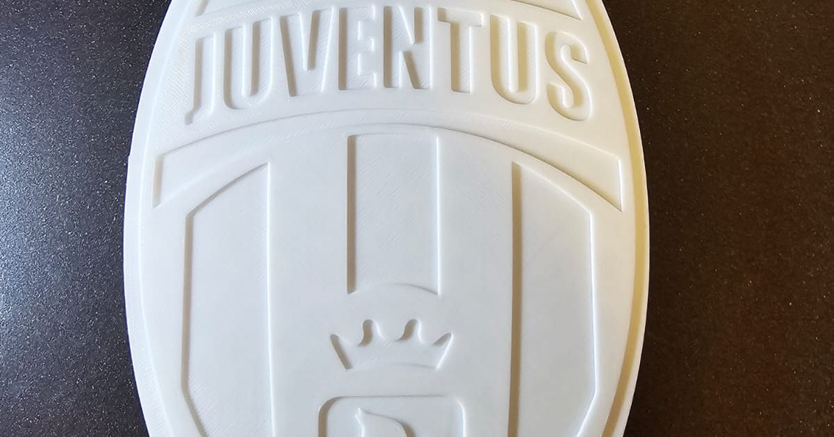 Juventus 3D Wall Logo by Levi Kovács | Download free STL model ...