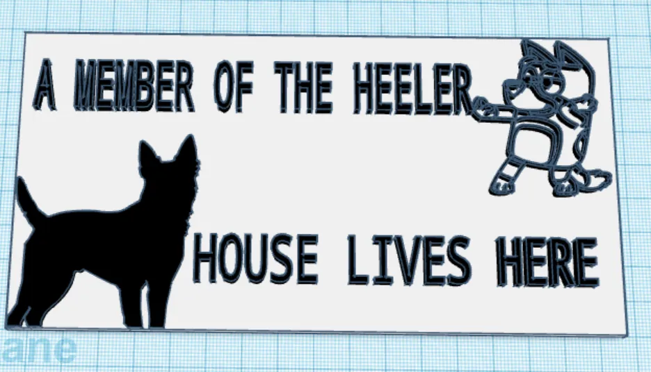 Blue/Red Heeler/Australian Cattle Dog Sign by Thatgirlprints | Download ...