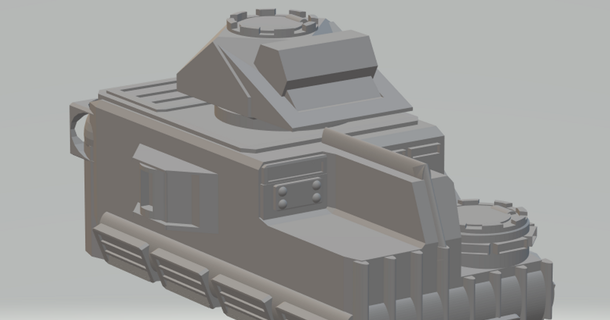 FHW: Hover Tank (grim dark) by The Free Heathen Workshop | Download ...