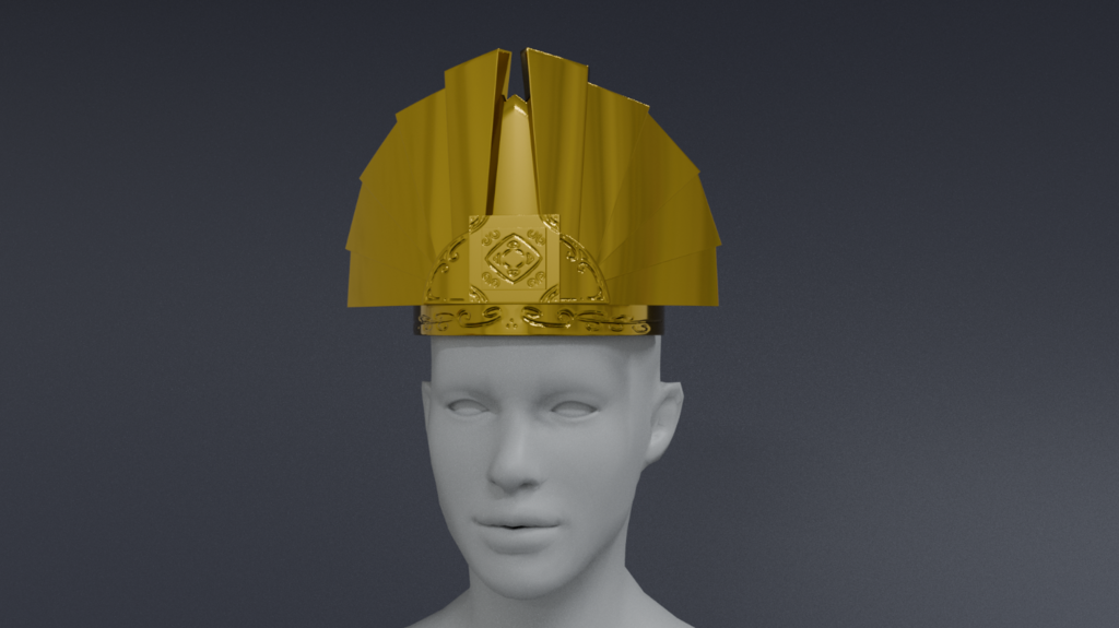 Avatar Kyoshi headdress - Avatar the last airbender by Llanos Ning ...