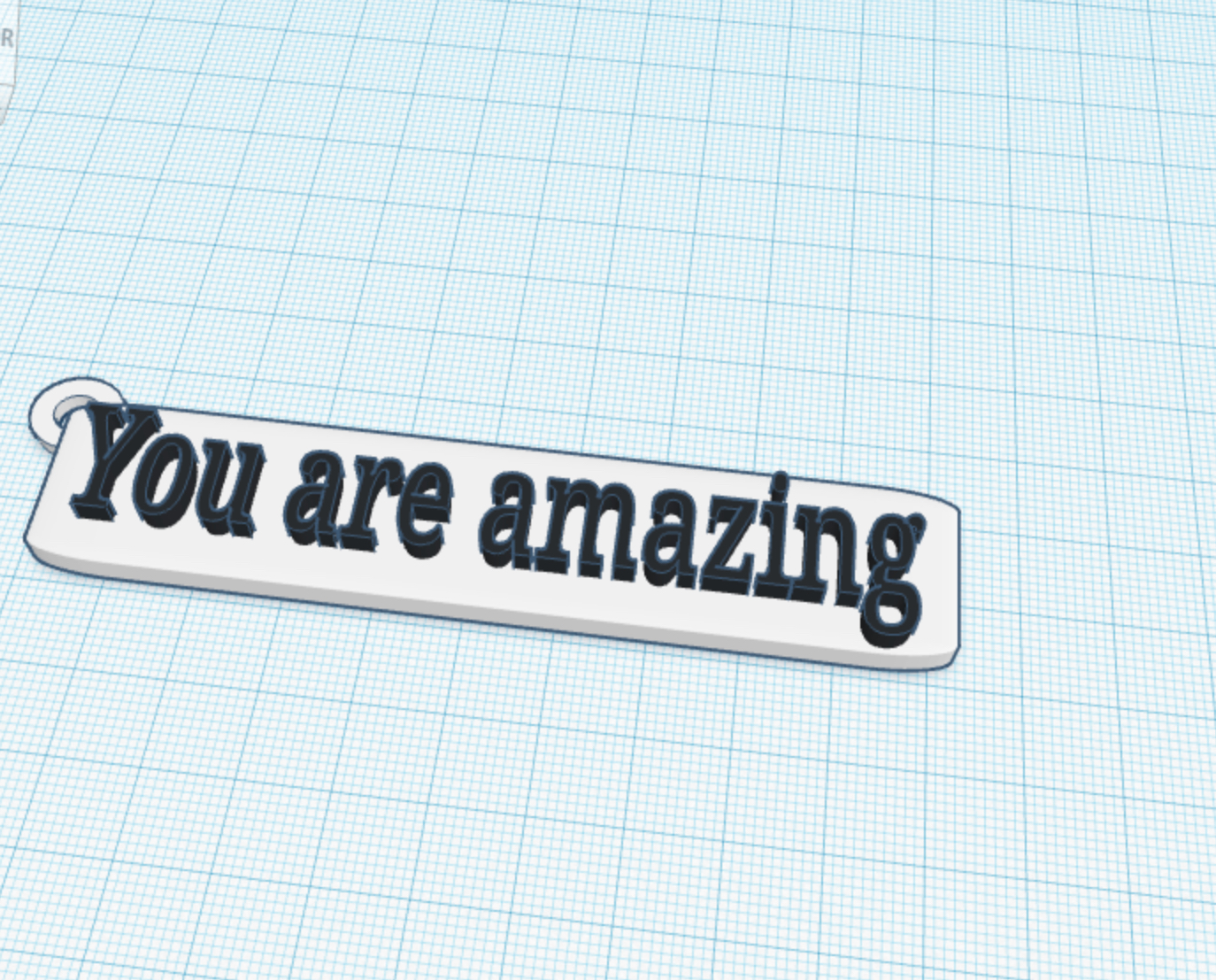 You are amazing Backpack keychain by Marito Zavala | Download free STL ...