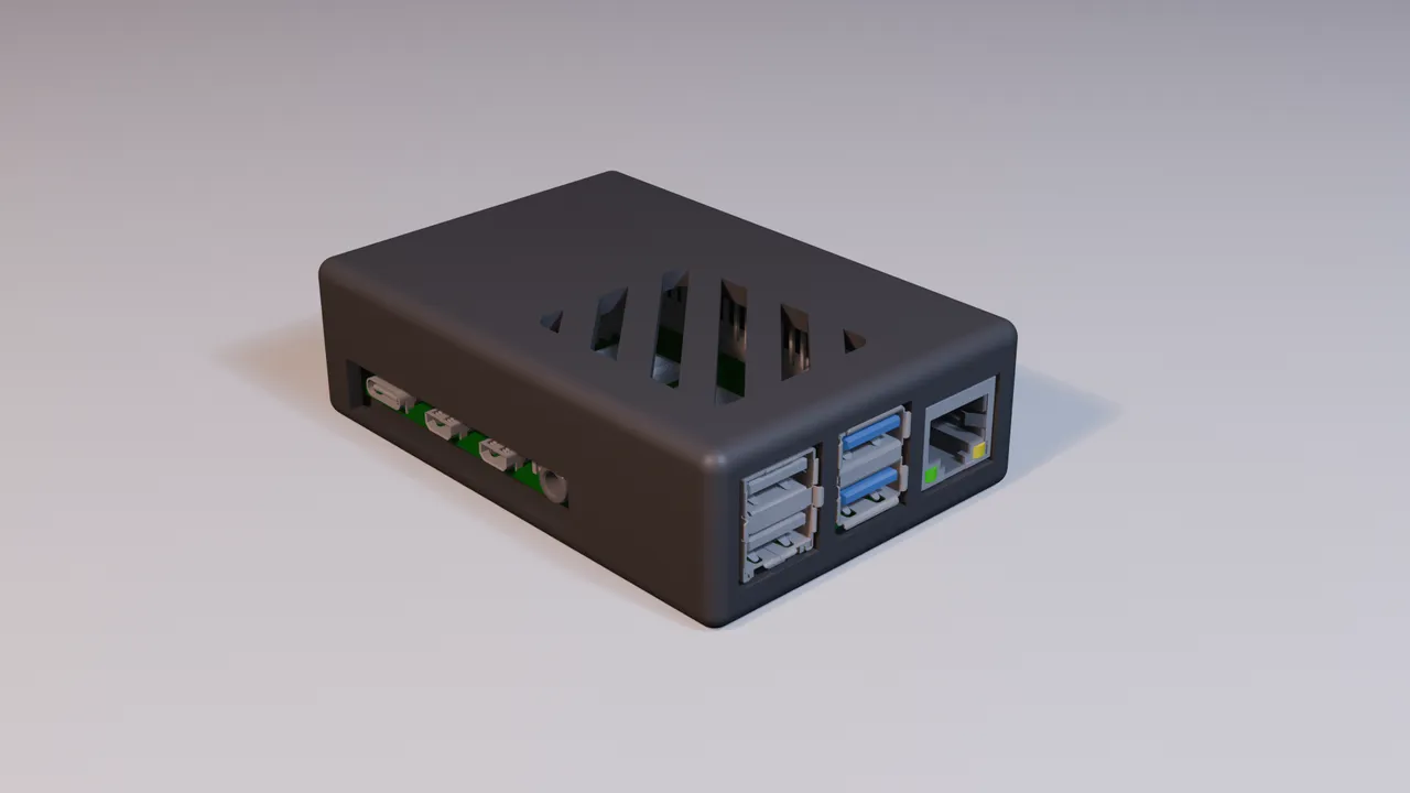 Pi 4 Case by tanmaychhatbar | Download free STL model | Printables.com