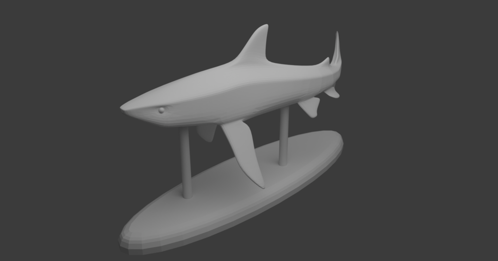 Shark Display by ElLosteaux | Download free STL model | Printables.com