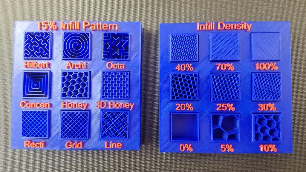 Display Tray for Infill Pattern and Infill Density by Kronr | Download ...