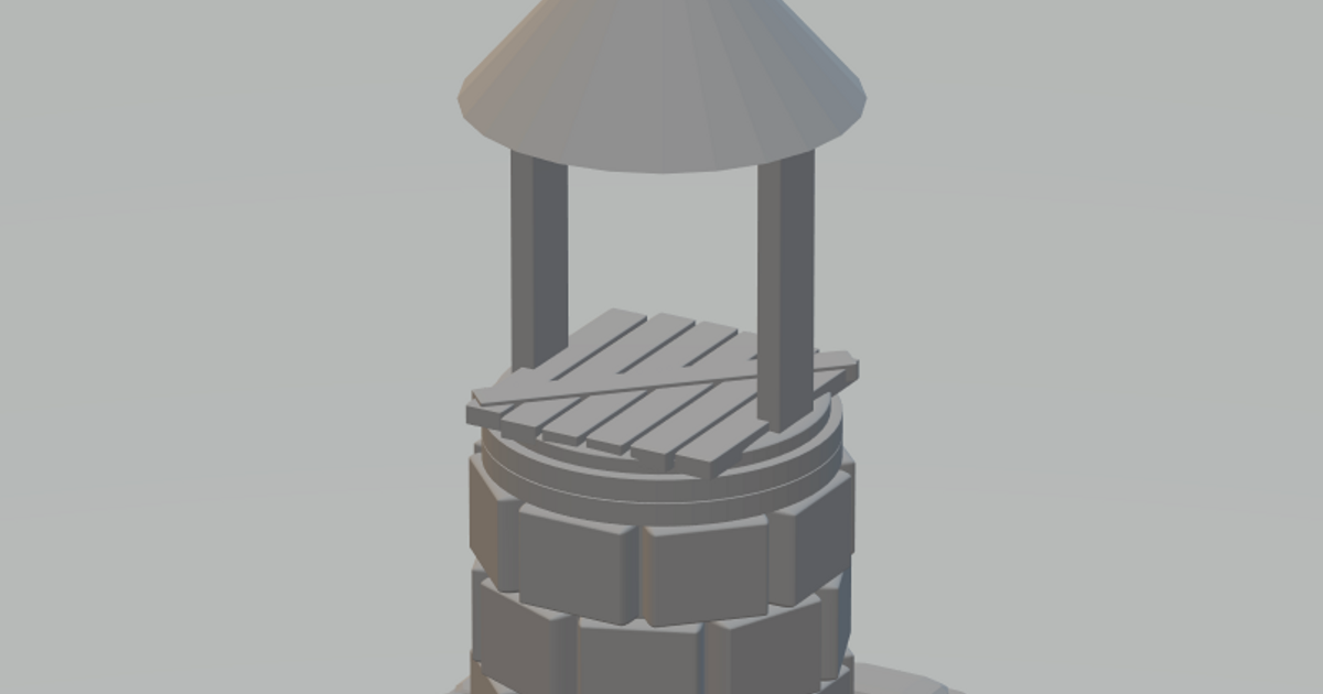 FHW: Well,Well,Well 28mm scale (capped well) por The Free Heathen ...