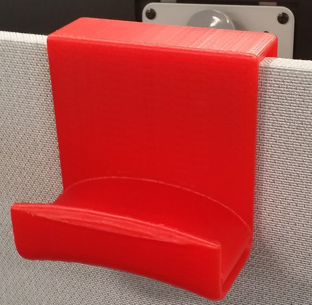 Backpack Hanger for cubicle walls by Merlin | Download free STL model ...