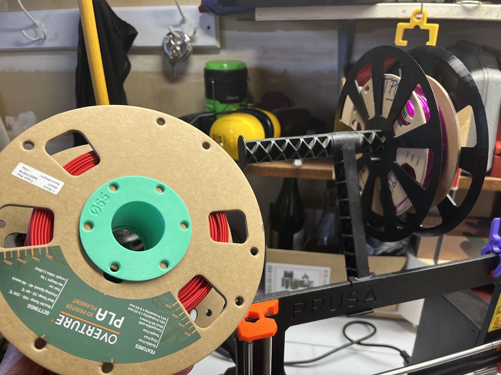 Hub and Spanner for Cardboard Spools by 3D4Me | Download free STL model ...