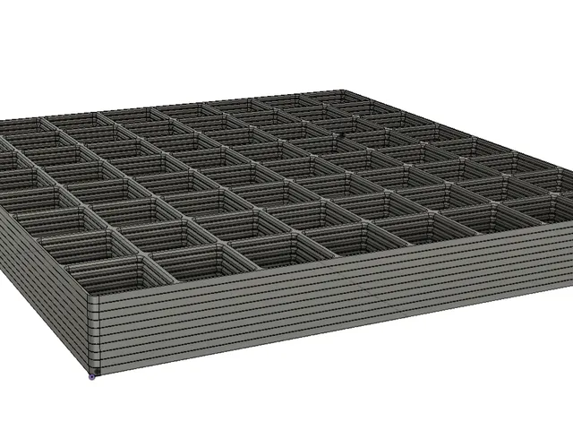 Gridfinity Grids - Stacked for Printing by Clough42 | Download free STL ...