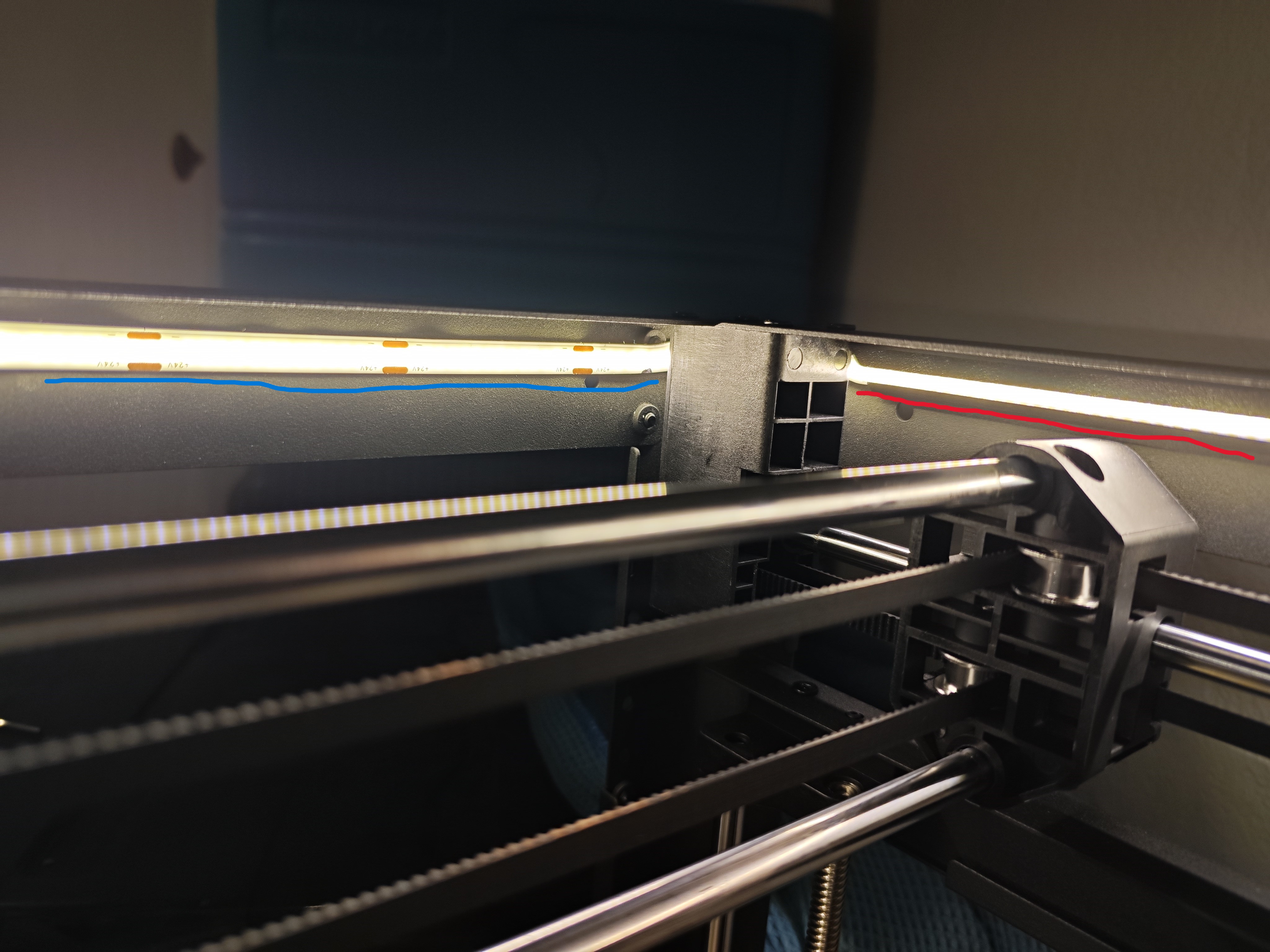 FlashForge Adventure 5M LED Mounts - Magnets, Side Mount, 8mm COB LED Strip by super_liminal ...