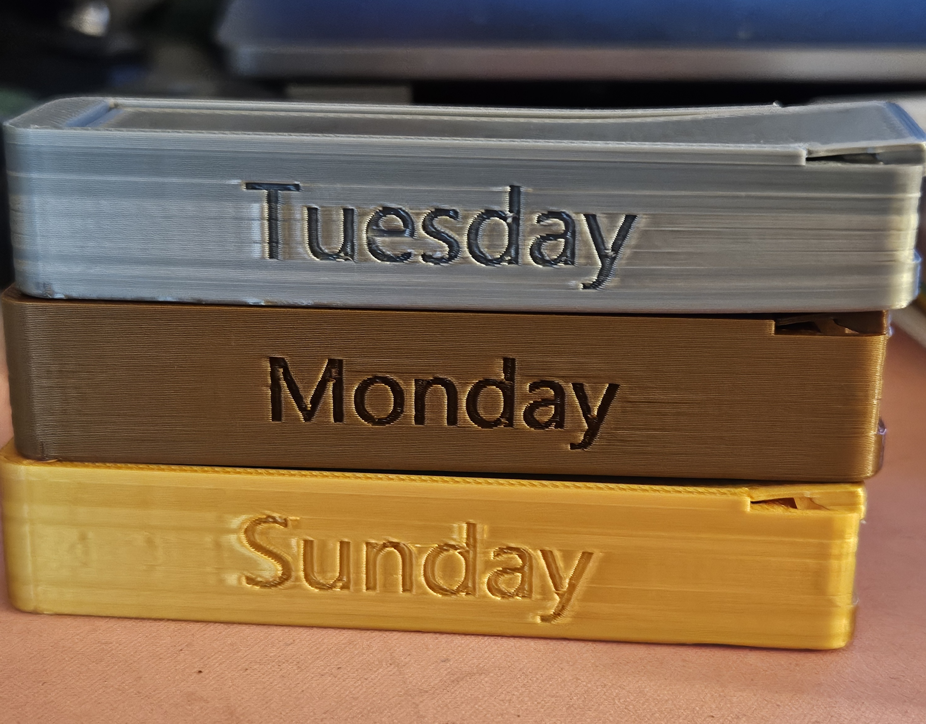 Weekday Labeled Pillbox for Stackable Pillbox by Naiya | Download free ...