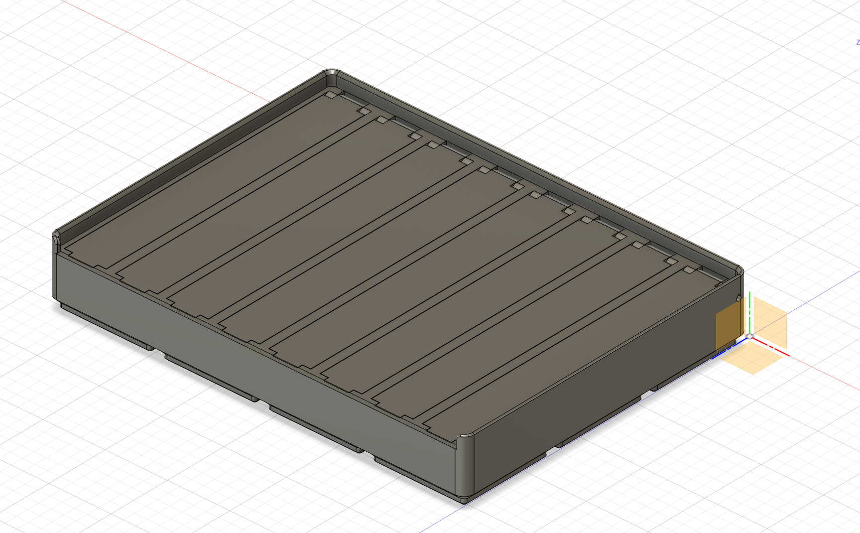 Parametric gridfinity storage sub-bins with snapping lids by Miles Dawkins | Download free STL ...