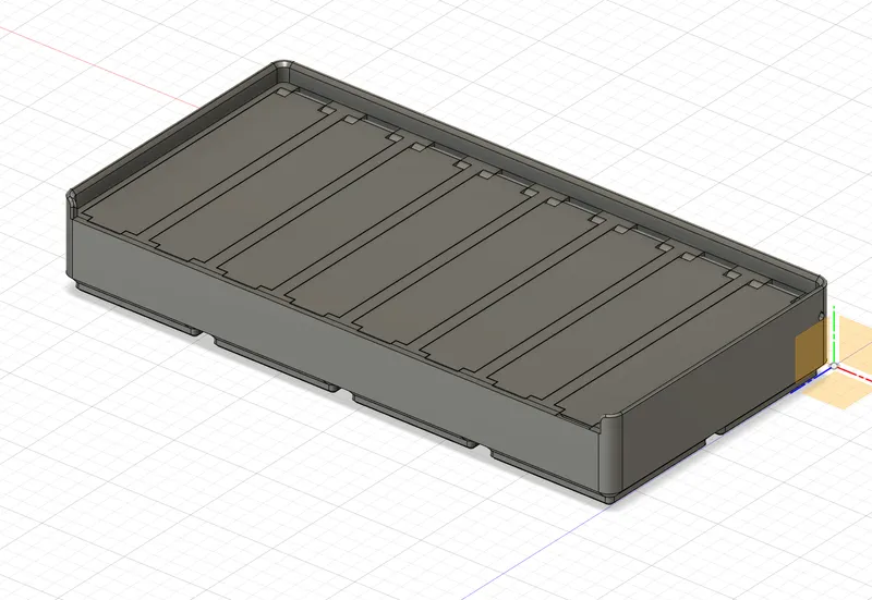 Parametric gridfinity storage sub-bins with snapping lids by Miles Dawkins | Download free STL ...