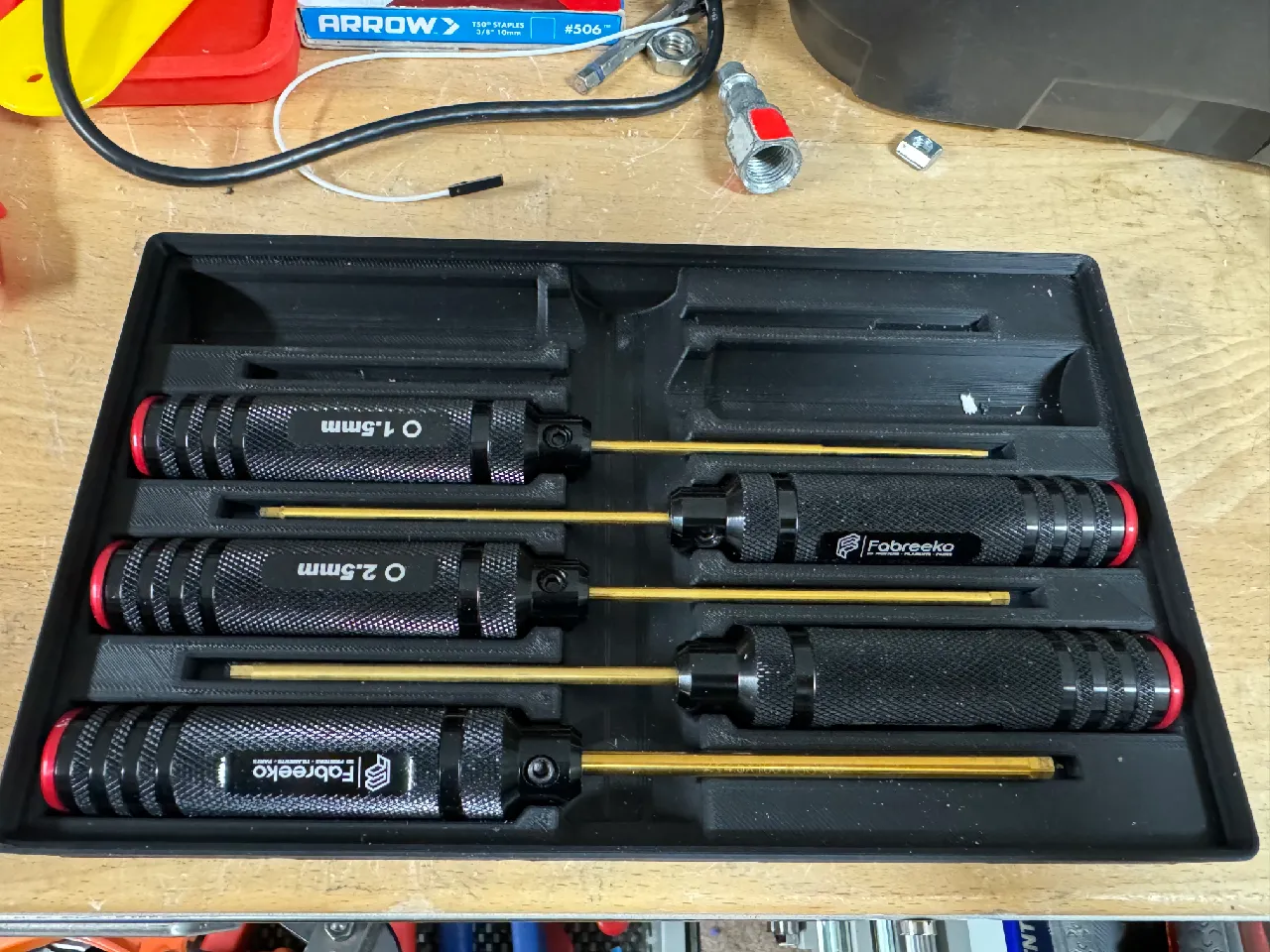 Gridfinity Hex Driver Tray by Utilitybee | Download free STL model ...