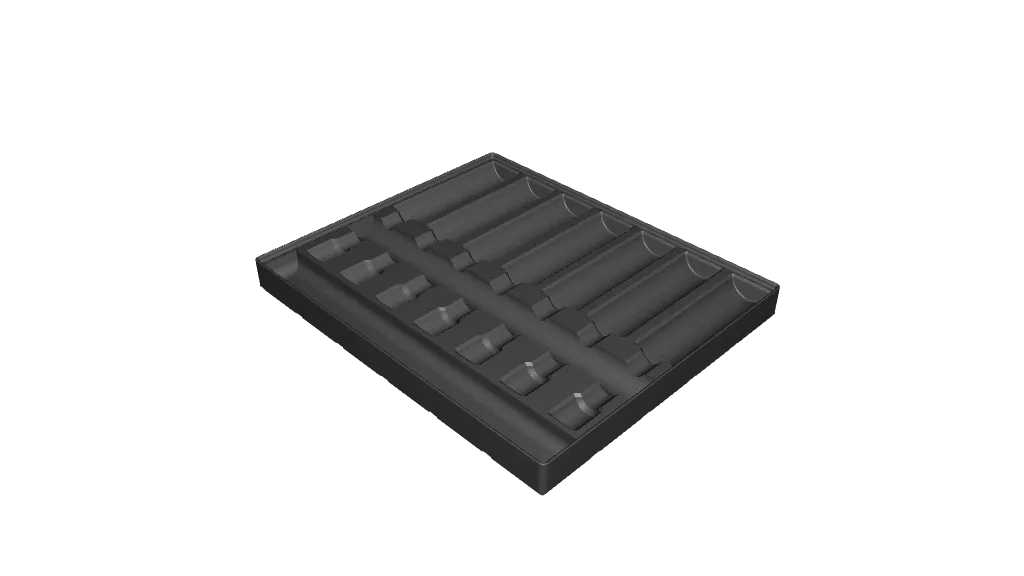 Gridfinity Husky Nut Drivers by Utilitybee | Download free STL model | Printables.com