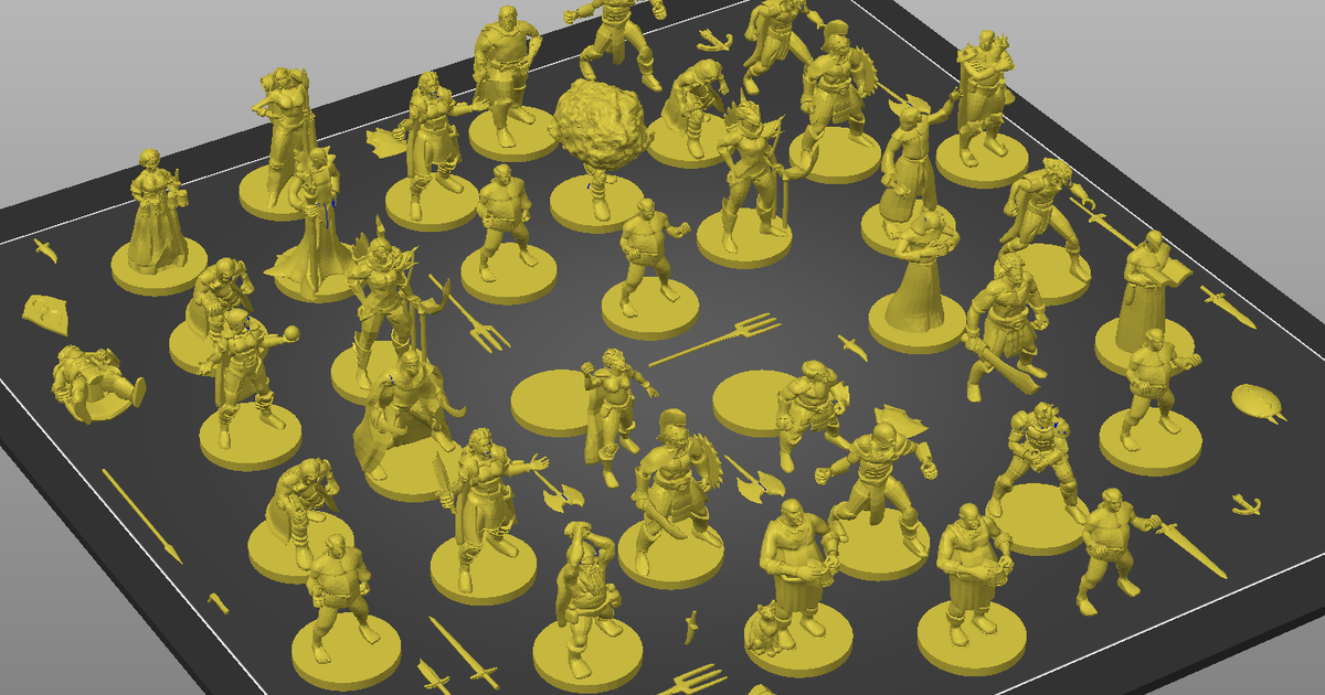 NPC Miniatures by Asher Ehrlich | Download free STL model | Printables.com