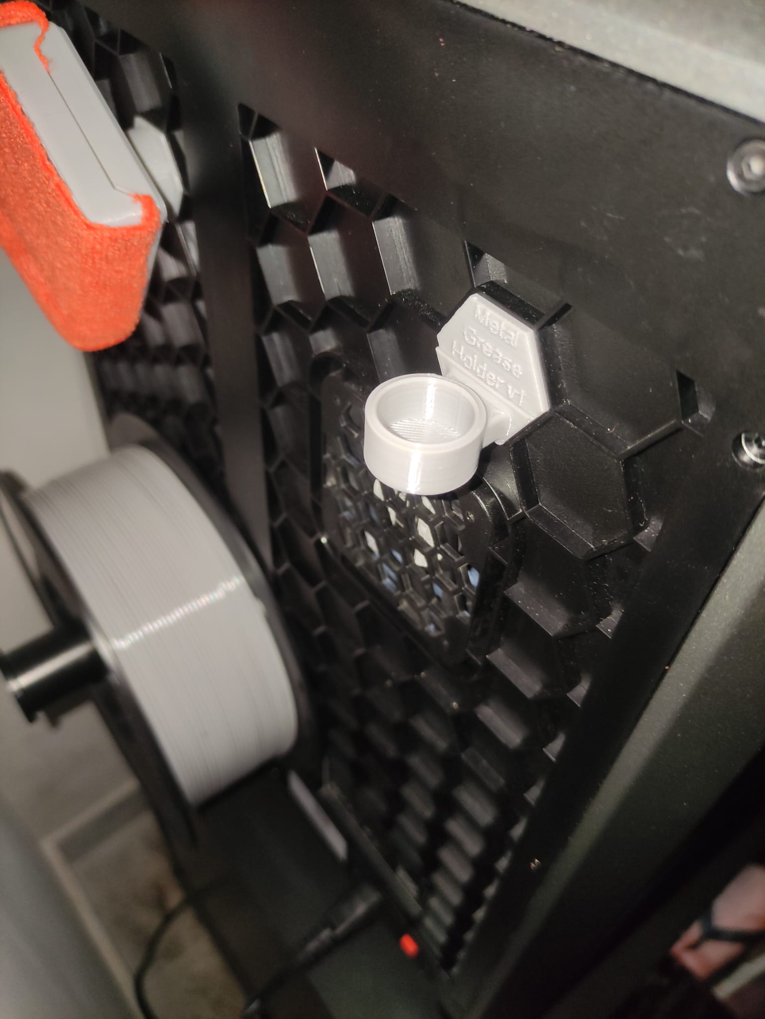 Metal grease tube holder for Creality K1 K1C by emachestnut | Download ...