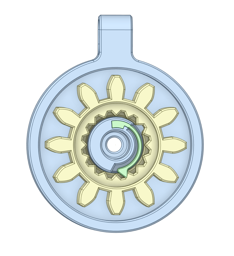 CN3D Gear Clicker Key Tag - Stress Relief Toy by Nadir @ CN3D ...