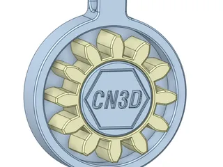 CN3D Gear Clicker Key Tag - Stress Relief Toy by Nadir @ CN3D ...