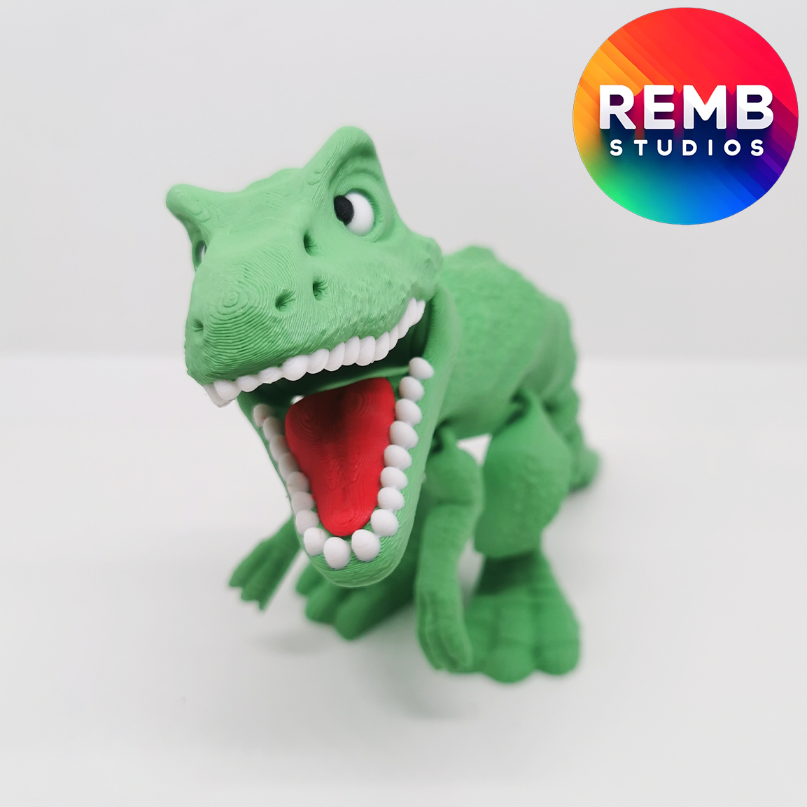 Flexi T-Rex Dinosaur | Articulated Trex NO support by Remb Studios ...