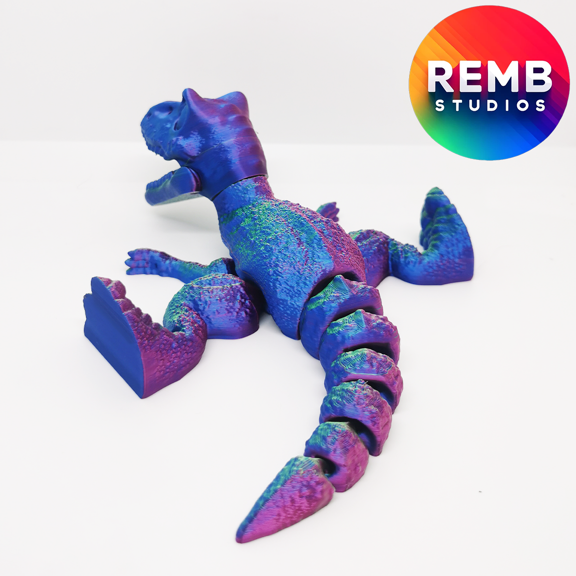 Flexi T-Rex Dinosaur | Articulated Trex NO support by Remb Studios ...