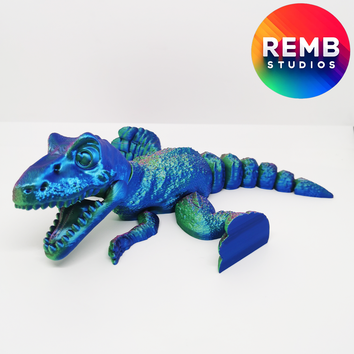 Flexi T-Rex Dinosaur | Articulated Trex NO support by Remb Studios ...