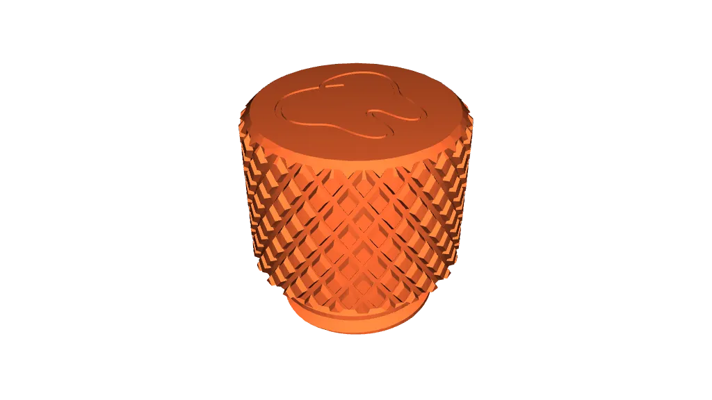Knurled Container Tooth Edition by Adrian@Dr.Layer | Download free STL ...