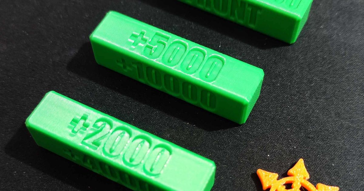 Cardfight!! Vanguard Counters by Ophis Creates | Download free STL ...