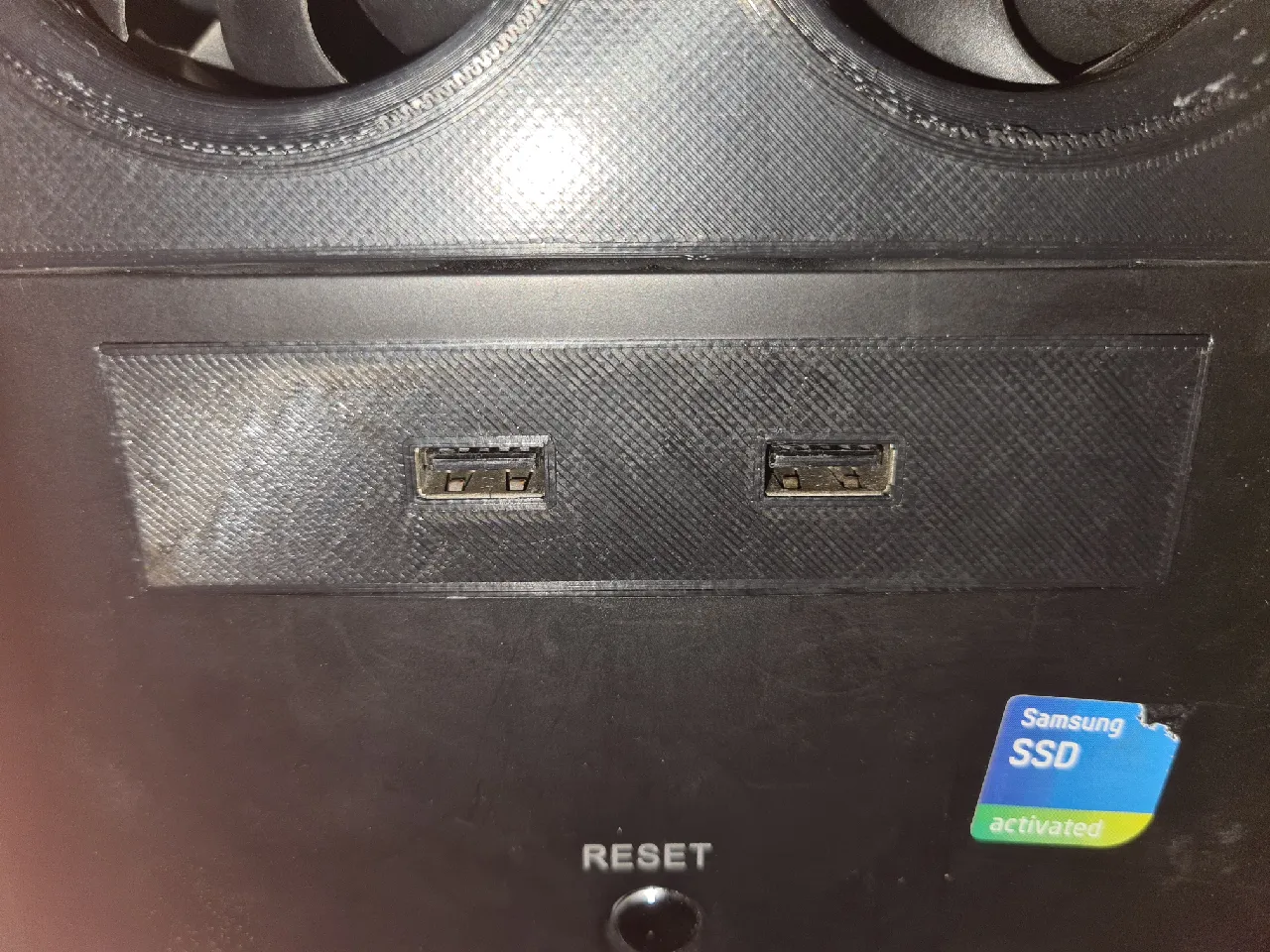 2x USB panel for front panel 3.5" bay by Tobim6 | Download free STL ...