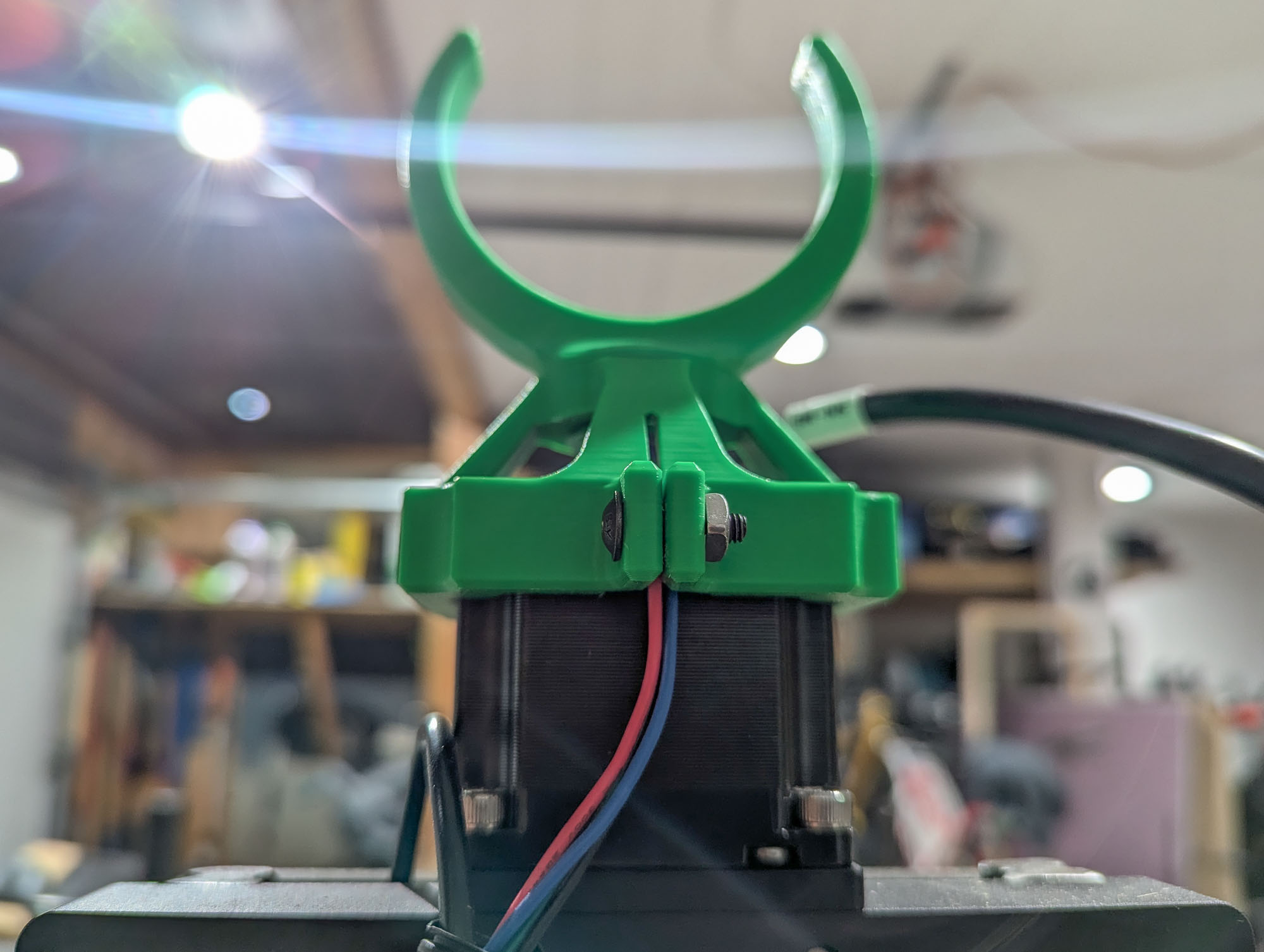 Shapeoko HDZ Z-Stepper Gimbal Mount for 2.5-inch Dust Hose by ...