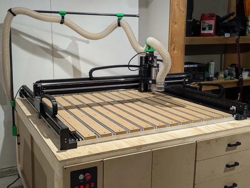 DIY Swing Arm for CNC Dust Collection (Shapeoko) by FarOutRide ...