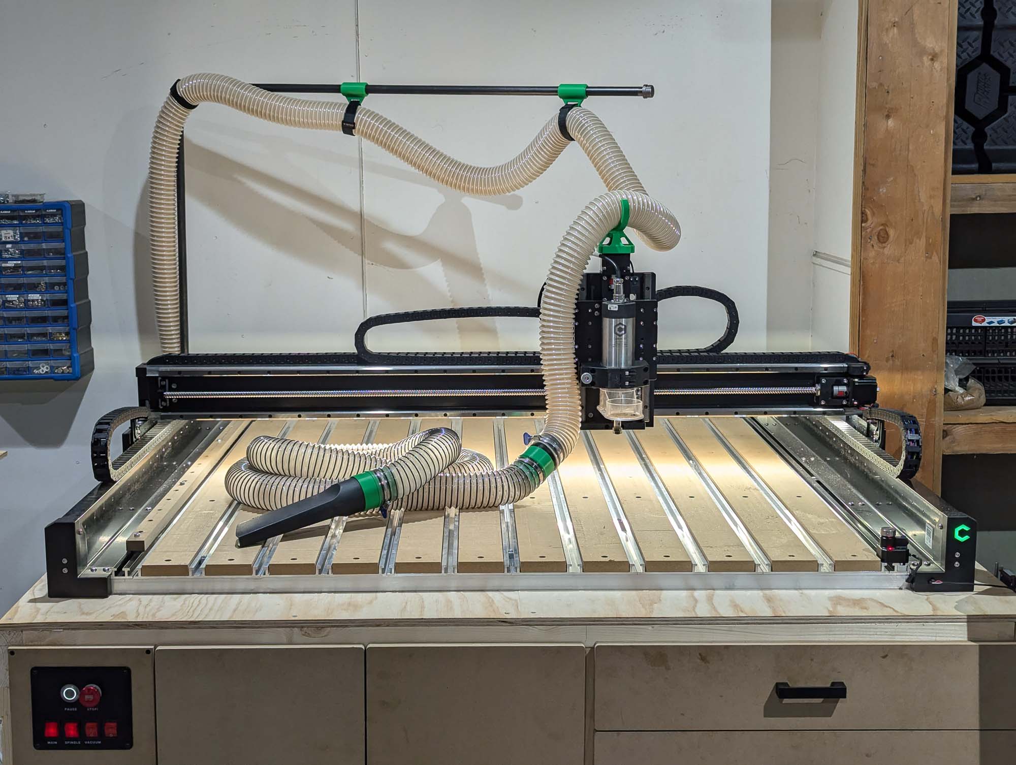 Dust Collection Adapters for 2.5-inch Hose (Shapeoko CNC) by FarOutRide ...