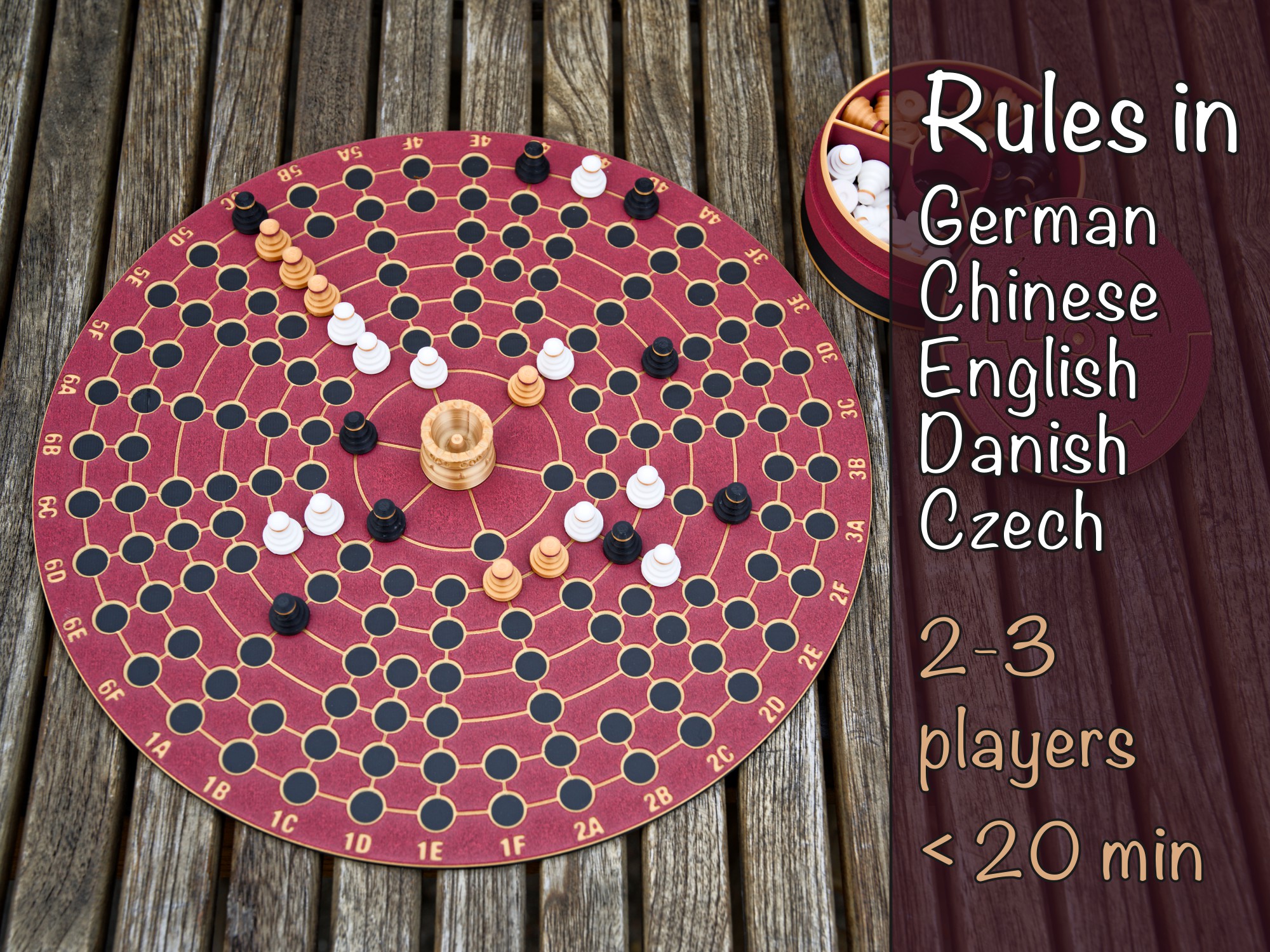 3 Player Fidchell - a modern take on an Ancient game (Color By Layer ...