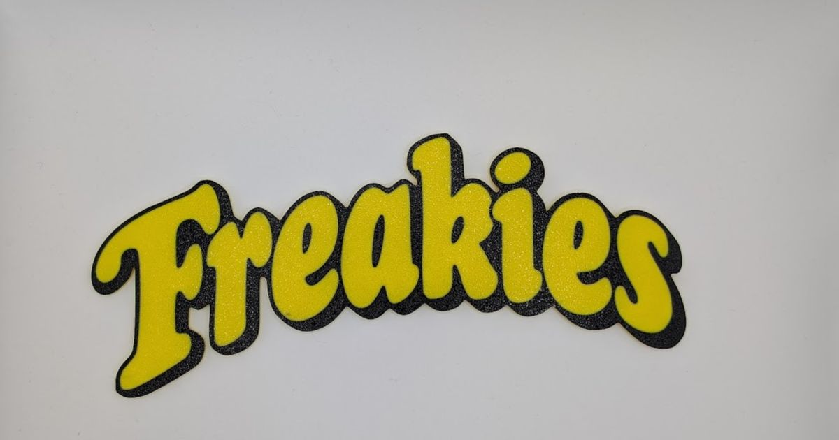 Freakies Logo by Design•Slice•Print Studio | Download free STL model ...