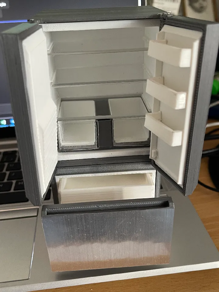 Dollhouse Mini Refrigerator 1:12 by Renata Ackermann | Download free ...