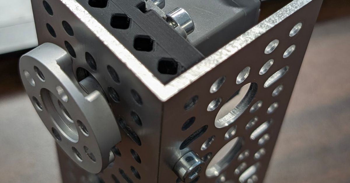 GoBilda Compatible Compact Servo Block Mount w/Bearing Support for FTC ...