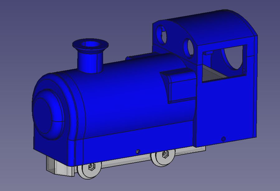Emma (Train for OS Railway) work in progress por Andreas Scherer ...